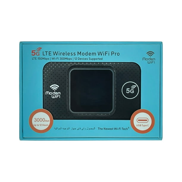 Enrutador WIFI inalámbrico de bolsillo 4G LTE y punto de acceso WiFi móvil con ranura para ...