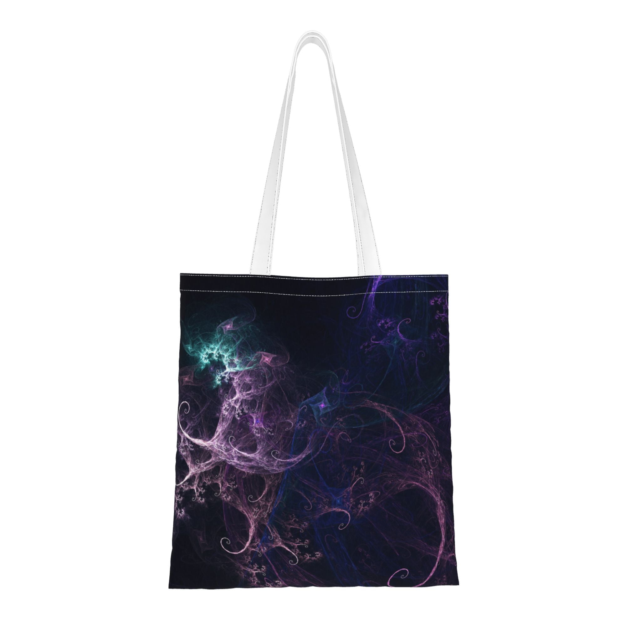 DouZhe Reusable Grocery Bags, Psychedelic Fractals Spiral Lightweight ...