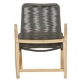 Creative Co-Op Indoor/Outdoor Teak Wood & Woven Rope Rocking Chair ...