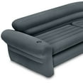 Intex Corner Sofa L-Shaped Inflatable Lounge Couch w/ Cupholders, (2 ...
