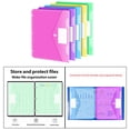 5/10Pcs 3 Holes Punched Pocket Waterproof Clear Plastic File Sleeve ...