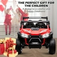 OTTORD UTV Kids Big Power 24V Ride on Car, 2 Seater, 4WD Electric ...