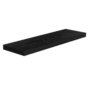 5 Pack WalMart Floating Wall Shelves, Black Iron, Perfect for Bedroom ...