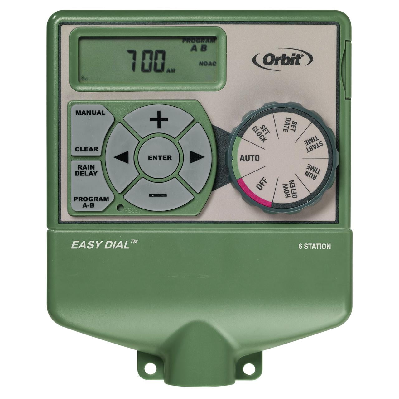 Orbit Easy Dial Programmable 6 Zone Sprinkler Timer - Walmart.com
