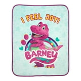 Barney Toddler Bedding, 5Pc Set, Comforter, Sheet, Pillowcase, Throw ...