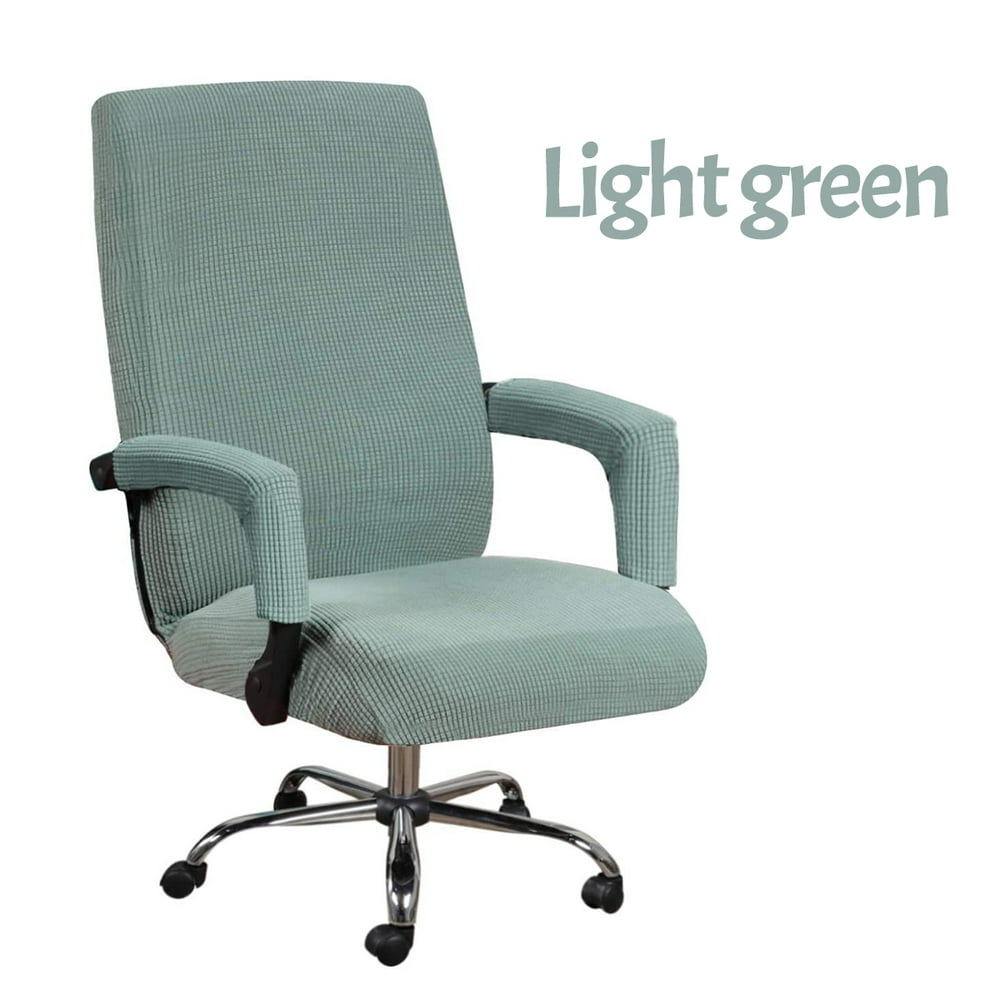 Office Chair Covers with 2 Piece Armchair Slipcover - Stretch Washable ...