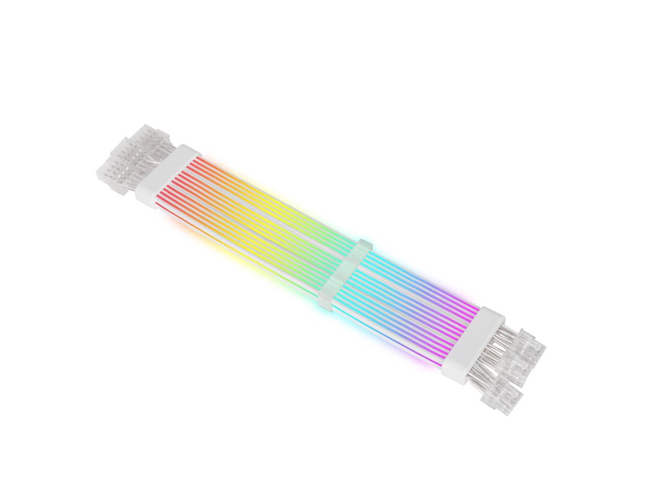 SAMA 3*8PIN Addressable RGB Power Extension Cable Double Side Lighting ...