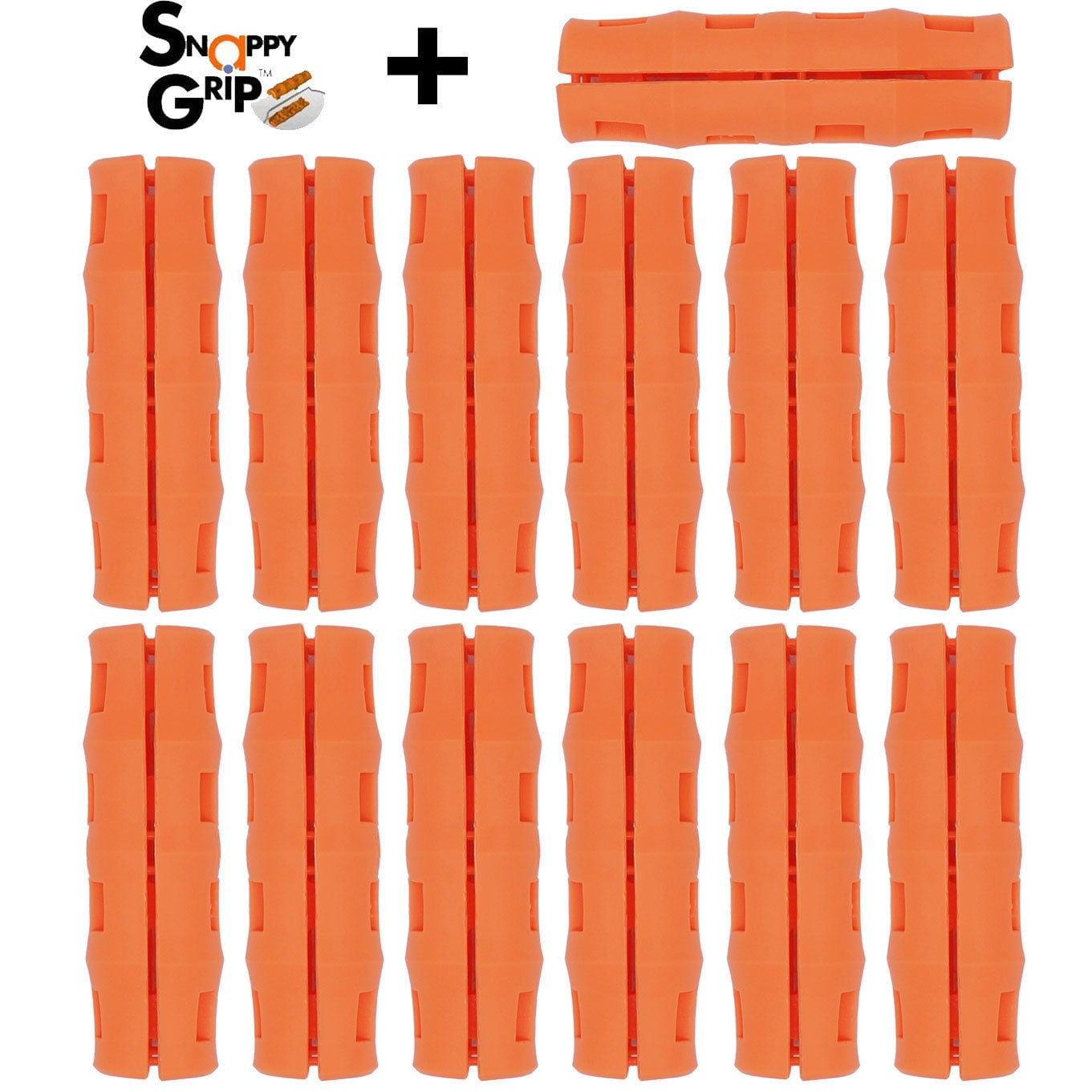 Snappy Grip Light Orange Ergonomic Bucket Handles Bakers Dozen 13 ...
