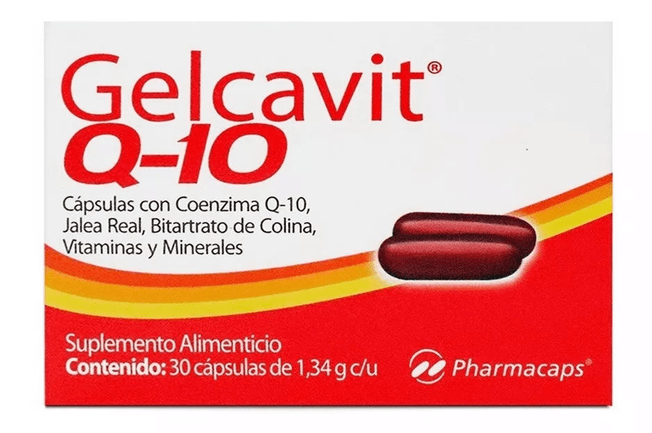 Gelcavit Q10 con 30 Cápsulas Pharmacaps | Walmart en línea