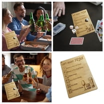 BESTSKY Left Right Drinking Game Adult Drinking Board Game Dice Tray ...