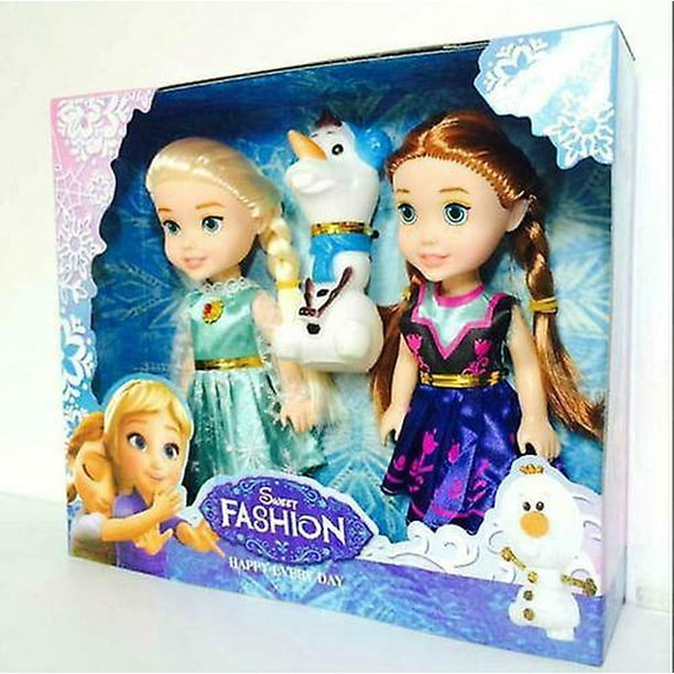 Disney Princess Elsa Anna Plush Toys Stuffed Plush Doll Toy Kids Gift ...