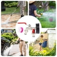 Double Outlet Water Faucet,Heavy Duty Leak-Proof - 2 Way Hose Splitter ...