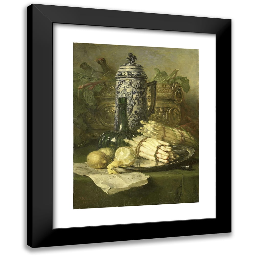 Maria Vos 19x24 Black Modern Framed Museum Art Print Titled - Still ...