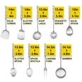 9-Piece Stainless Steel Cooking Utensil Set, Kitchen Tools with ...