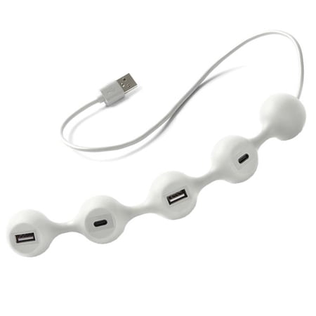 Lexon LD143W Peas Hub 2 USB Charger, White | Walmart Canada