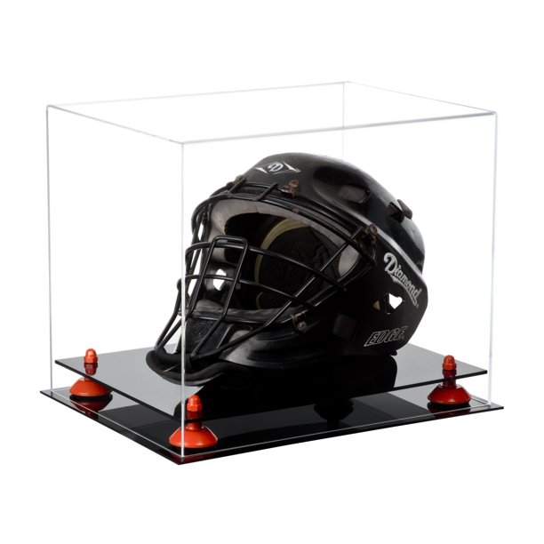 Better Display Cases Deluxe Clear Acrylic Catchers Helmet Display Case ...