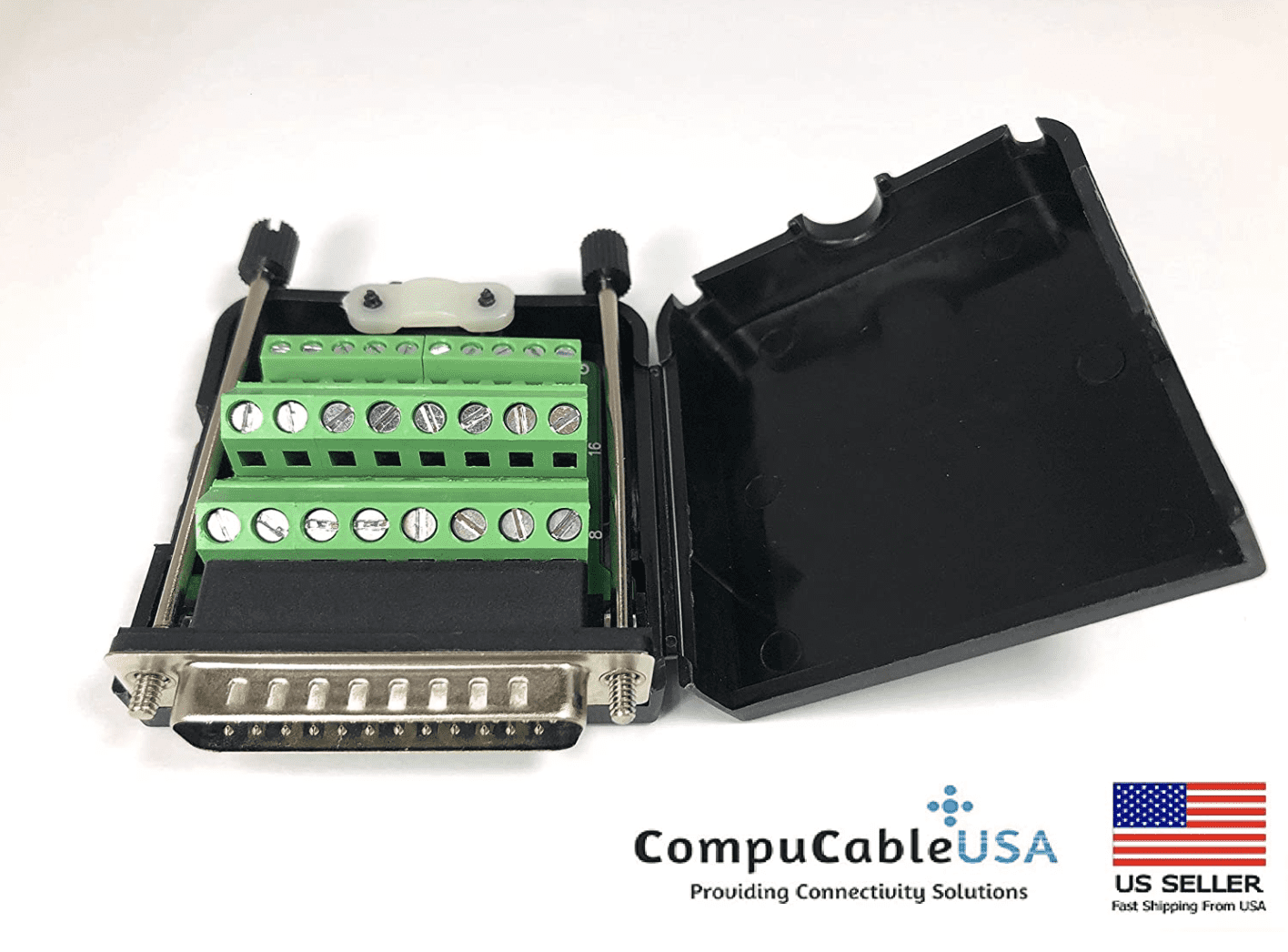 CompuCablePlusUSA.com Best DB25 Male Solderless Breakout Terminal Block ...