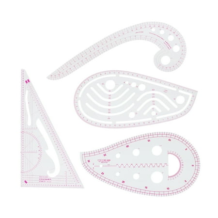 YDJKET Sewing Ruler Set, Metric Ruler Set, Curve Rulers, Grading Rulers ...