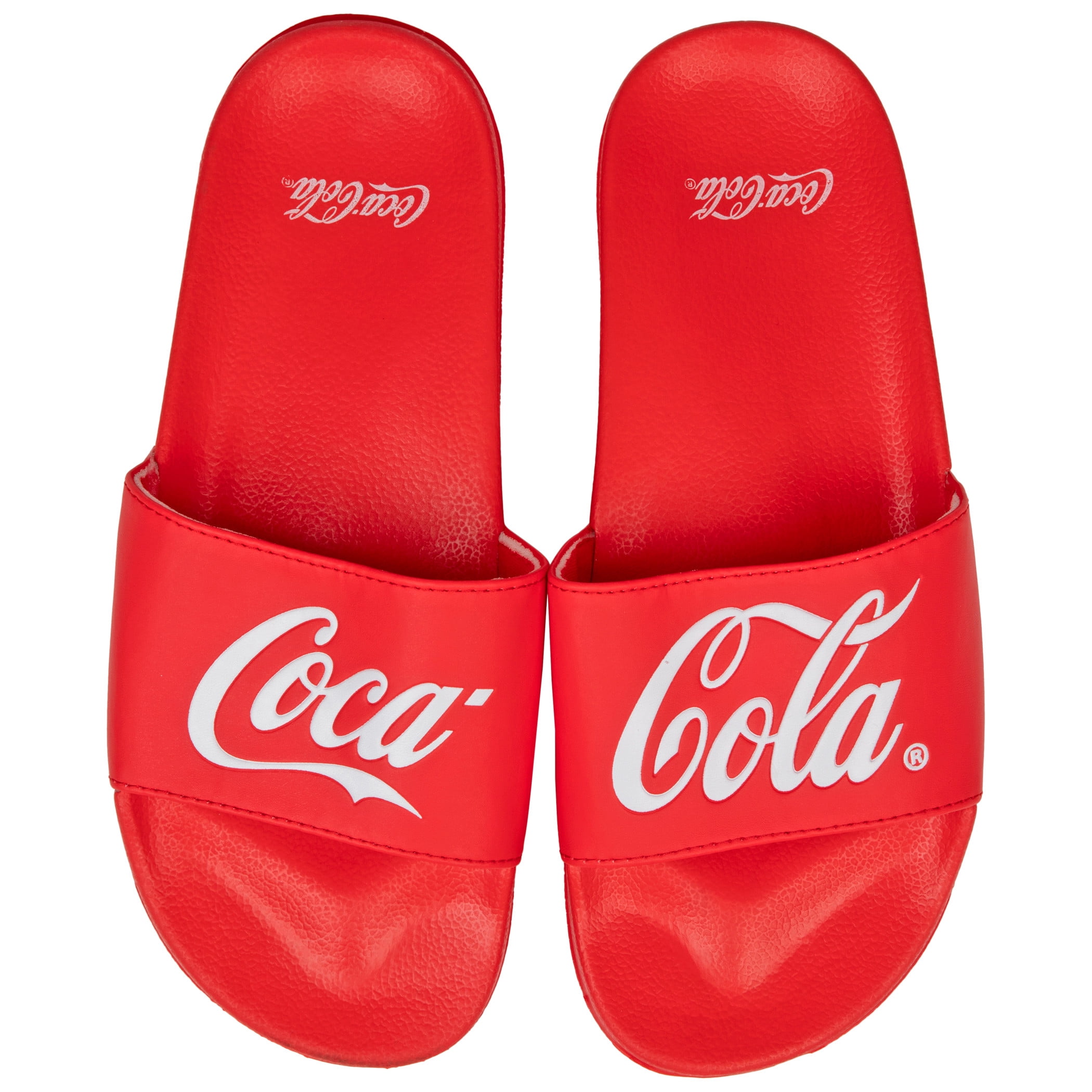 Coca-Cola - Coca-Cola Split Print Flip Flop Slides-Large - Walmart.com ...