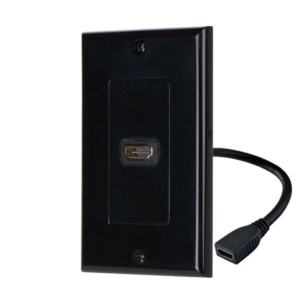 iMBAPrice - HDMI Pigtail Wall Plate Built-In Flexible Hi-Speed HDMI ...