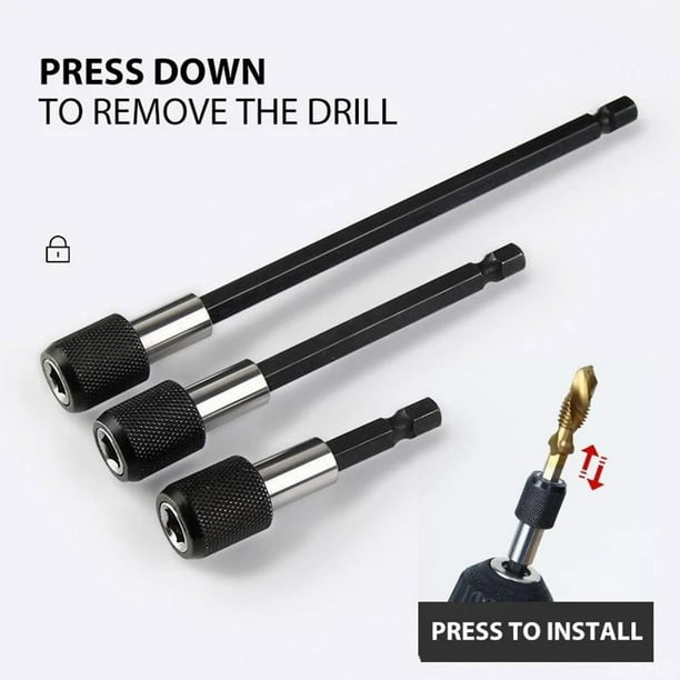 Alargador de Broca Hexagonal Ganfancp Adaptador para Taladro ...