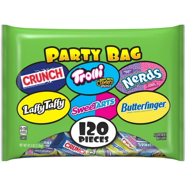 Crunch Laffy Taffy Trolli Sweetarts Nerds Butterfinger Candy