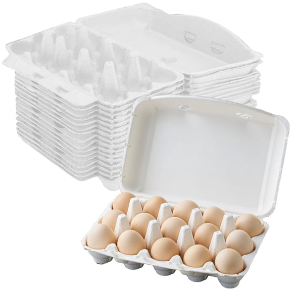 Vented Paper Pulp Egg Cartons (24 Pack) - Walmart.com
