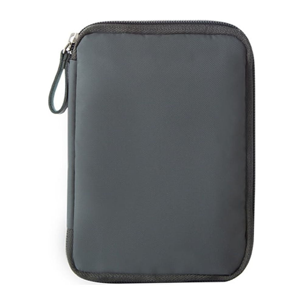 Porta documentos de viaje unisex en nylon, tamaño pequeño, color gris ...