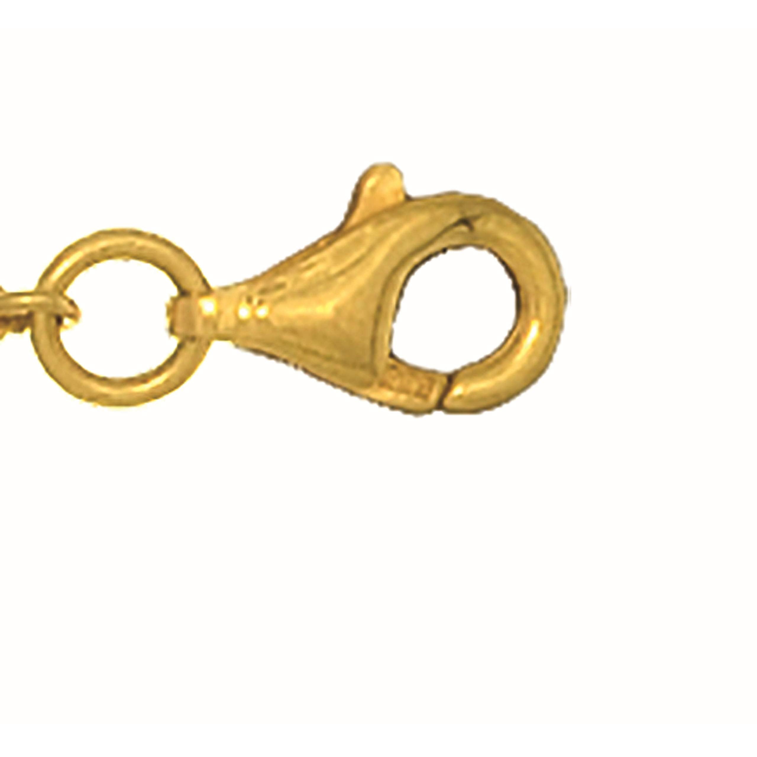 14k Yellow Gold Pear Shaped Fishhook Lobster Lock 9Mm - Walmart.com