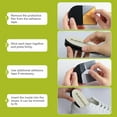 Bukihome Adjustable Heel Lift Inserts,White 2 Pairs Small Size 4-Layer ...