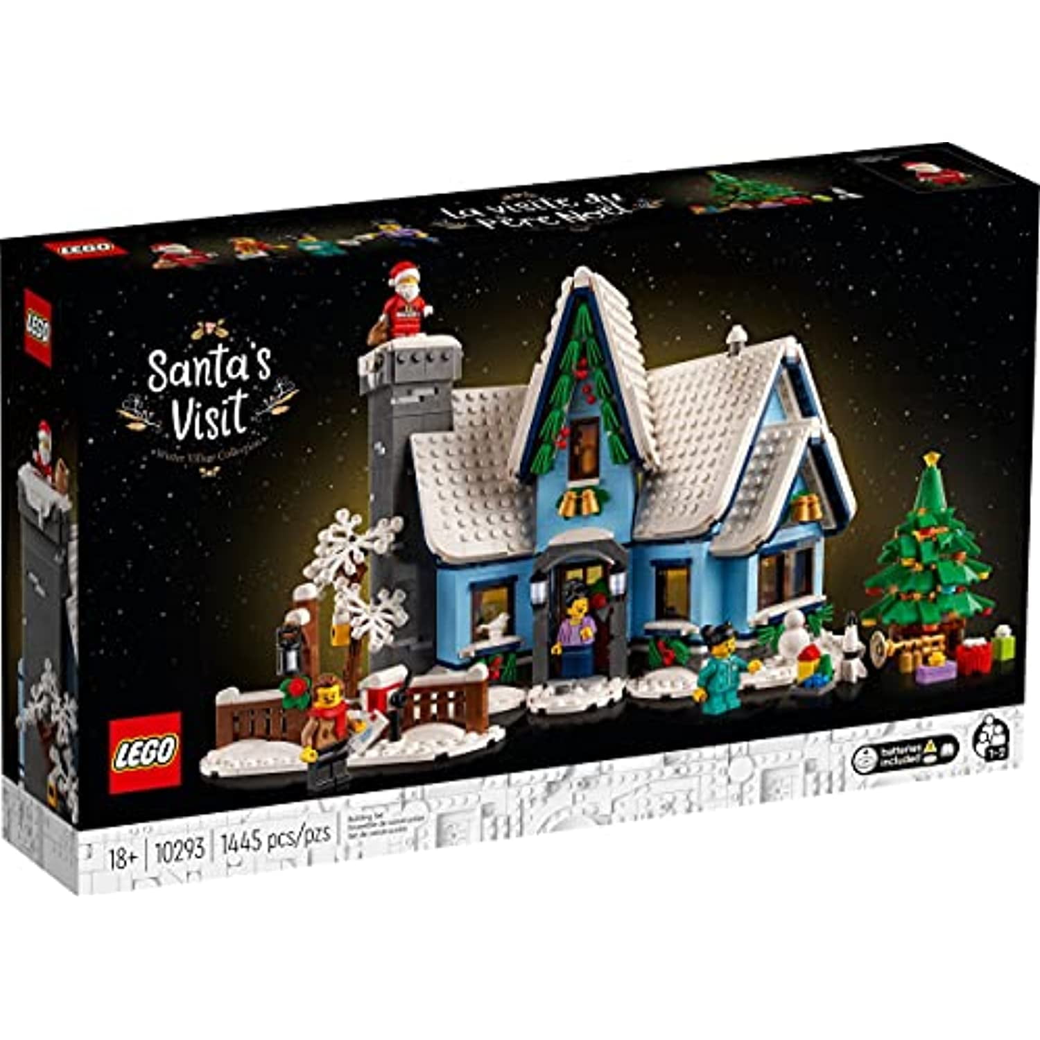 Lego Creator Winter Village Collections Santa's Visit 10293 - Walmart.com