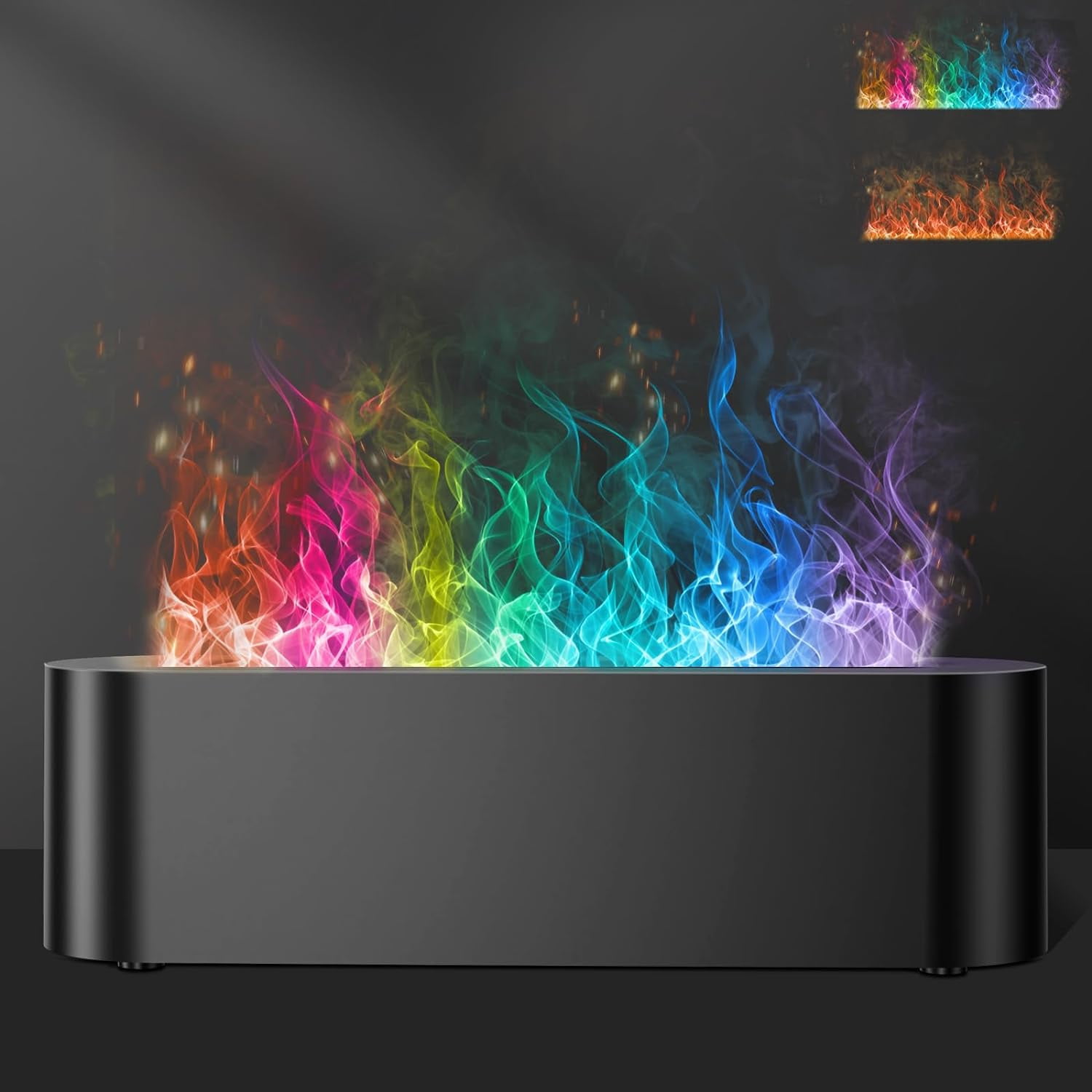 Click here for Unbranded Colorful Flame Fire Diffuser Humidifier... prices