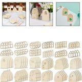 48Pcs Wooden Fairy Garden Door Fairy Door Diy Craft Kit Mini Blank Door Subtle Styles - Walmart.com