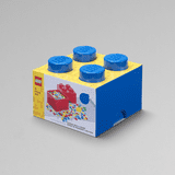 LEGO Storage Brick 4, Bright Blue - Walmart.com