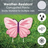 Big Dot of Happiness 1st Birthday Beautiful Butterfly - Yard Sign and ...