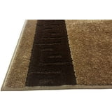 Custom Size Runner Rug Cappuccino Beige Color Greek Key Meander Design ...