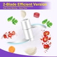 100ML Electric Garlic , 2 Garlic Mincer, Mini USB Portable Vegetable ...