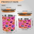 17OZ Food Storage Can - Keep Coffee Tea Flour & More Fresh - Ideal for ...