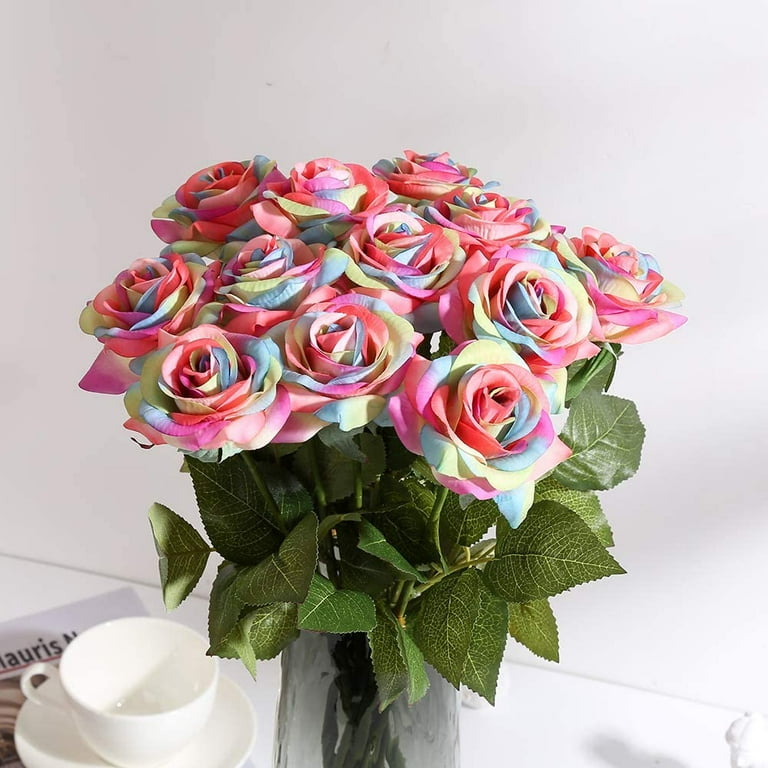 Real Rainbow Rose Bouquet