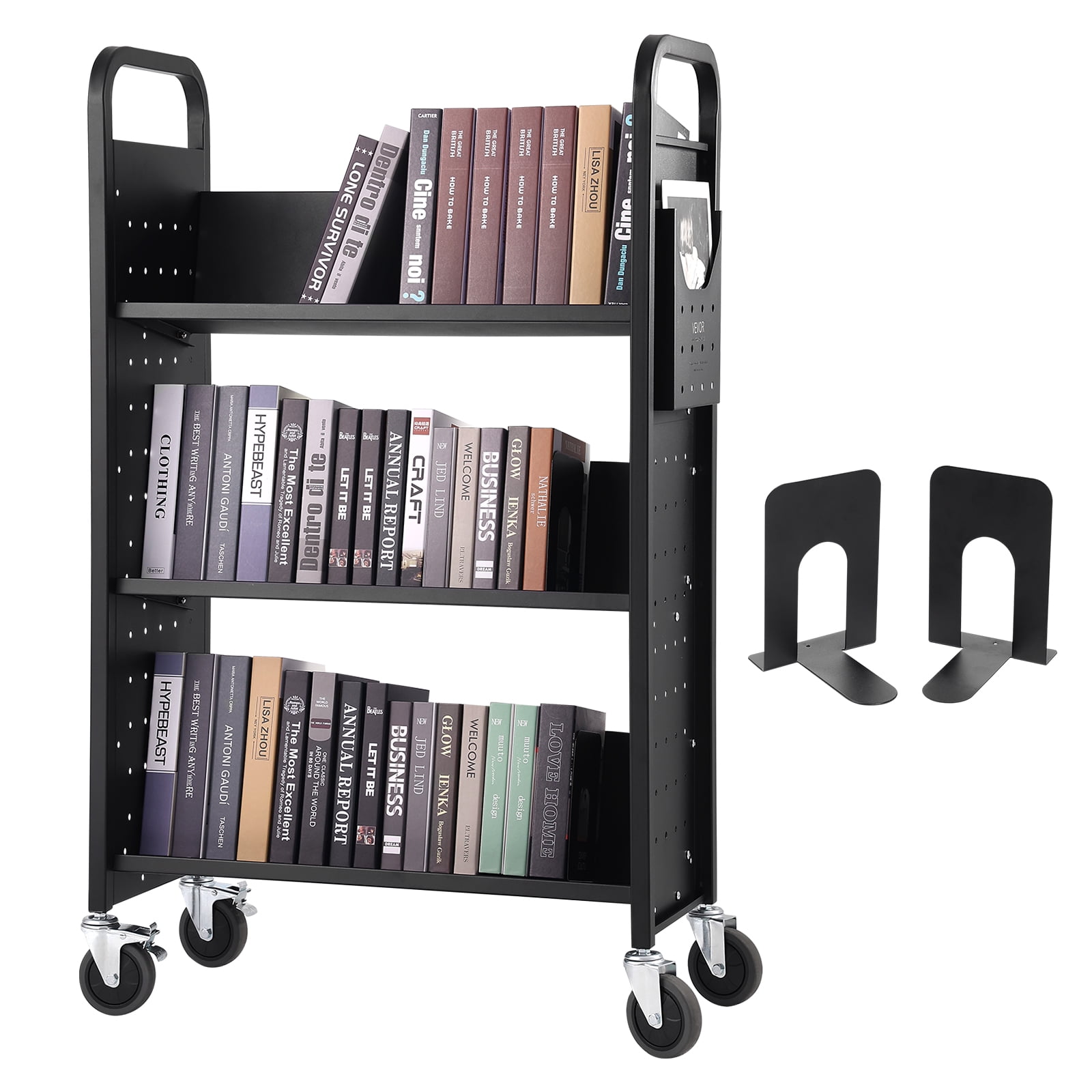 Click here for Vevor Book Cart  330 Lbs Library Cart  31.1 X 15.2... prices