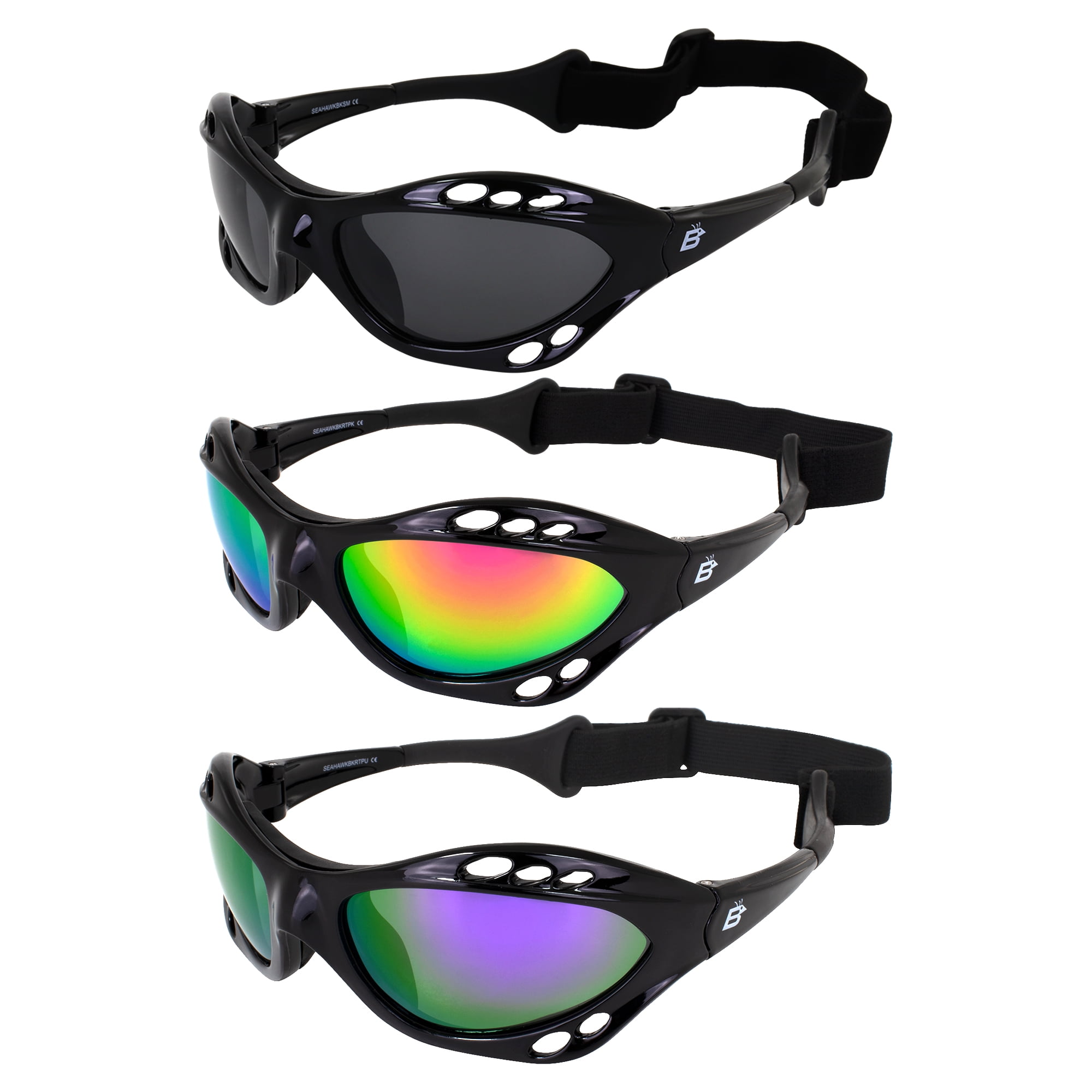Click here for 3 Pairs Birdz Seahawk Padded Floating Polarized Su... prices