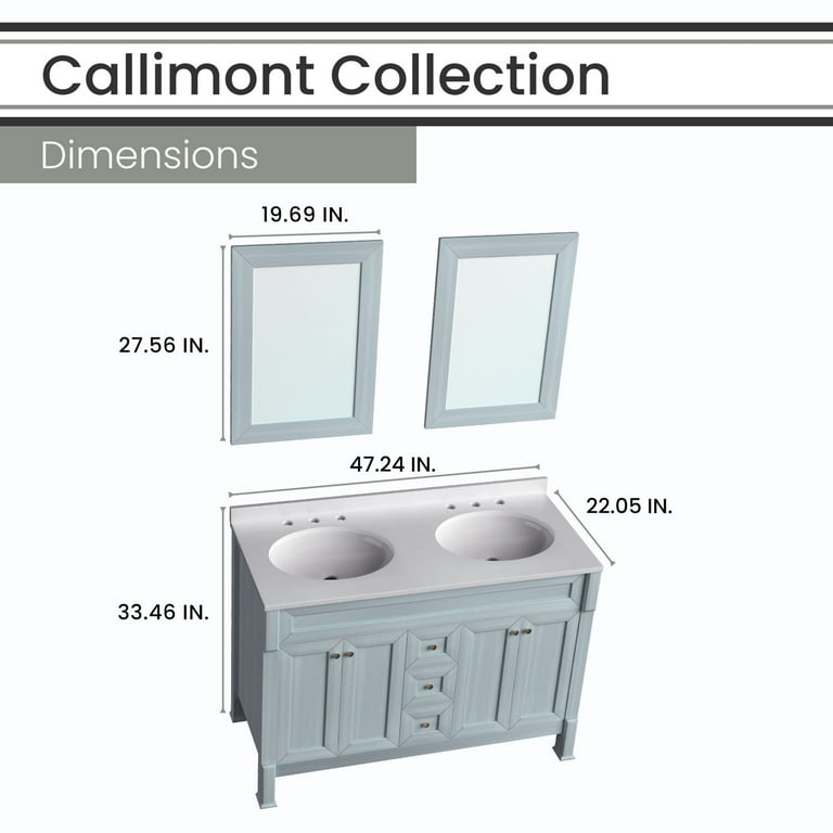Double Sink Vanity Dimensions