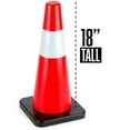 Crown Sporting Goods 18" High Hat Cones in Orange with Reflective ...