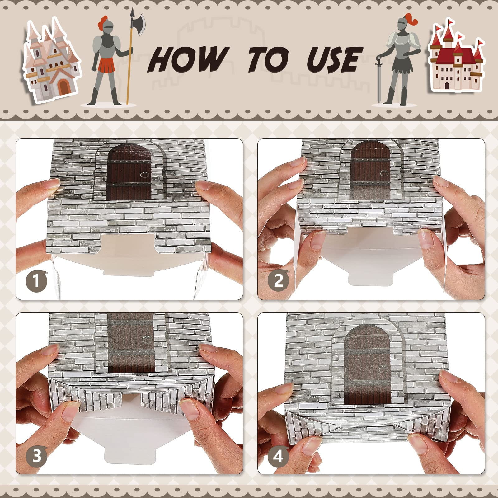 Cardboard Castle Theme Props