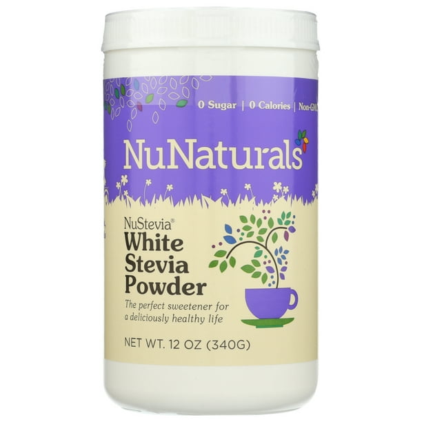 Nunaturals Nustevia White Stevia Powder, 12 Oz - Walmart.com