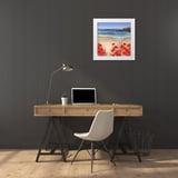 Mayes, Hilary 15x15 White Modern Wood Framed Museum Art Print Titled ...