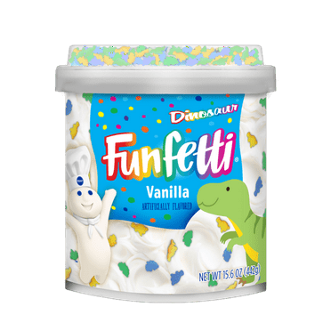 Pillsbury Funfetti Vibrant Green Vanilla Frosting, 15.6 oz Tub ...