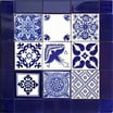 Martel Mexican Tile Set Backsplash Mural - Walmart.com