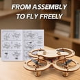 DIY Wooden Assembly RC Drone Kit – Altitude Hold Quadcopter for Teens ...