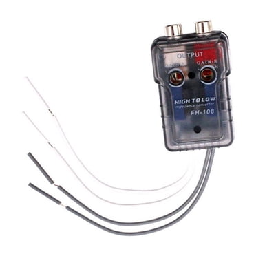 Nippon America Hi/Lo Converter Car Audio Video, Stereo Cables 2-Channel ...